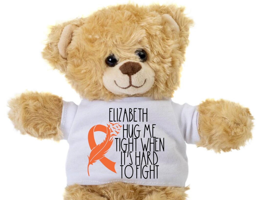 Leukemia Teddy Bear, Kidney Cancer Gift, Teddy Bear Gift, Breast Cancer ...