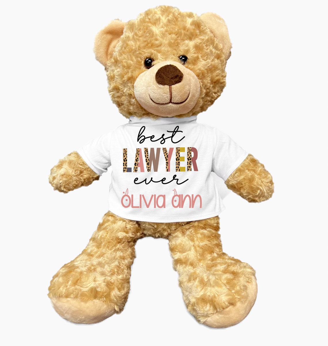 Best Lawyer Ever Teddy Bear, Lawyer Teddy Bear, Customized Teddy Bear ...