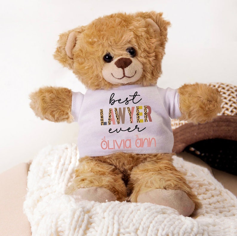 Best Lawyer Ever Teddy Bear, Lawyer Teddy Bear, Customized Teddy Bear ...