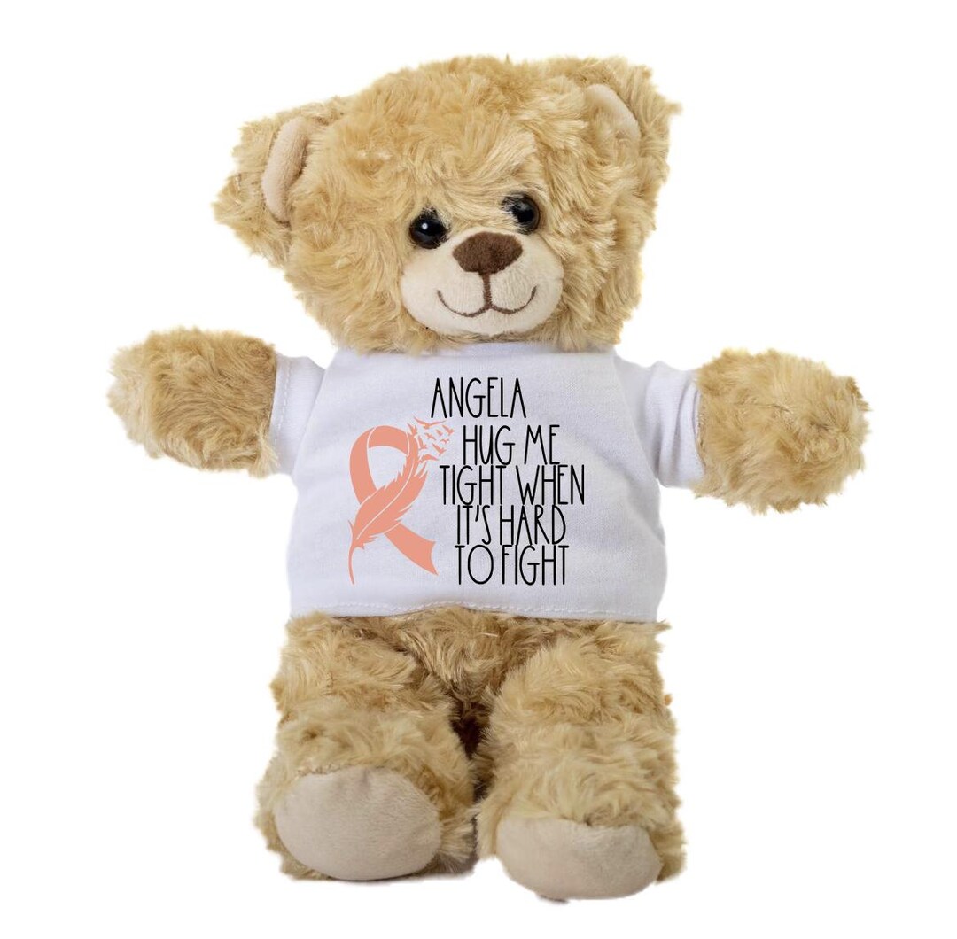 Uterine Cancer Teddy Bear, Uterine Cancer Gift, Teddy Bear Gift, Fight ...