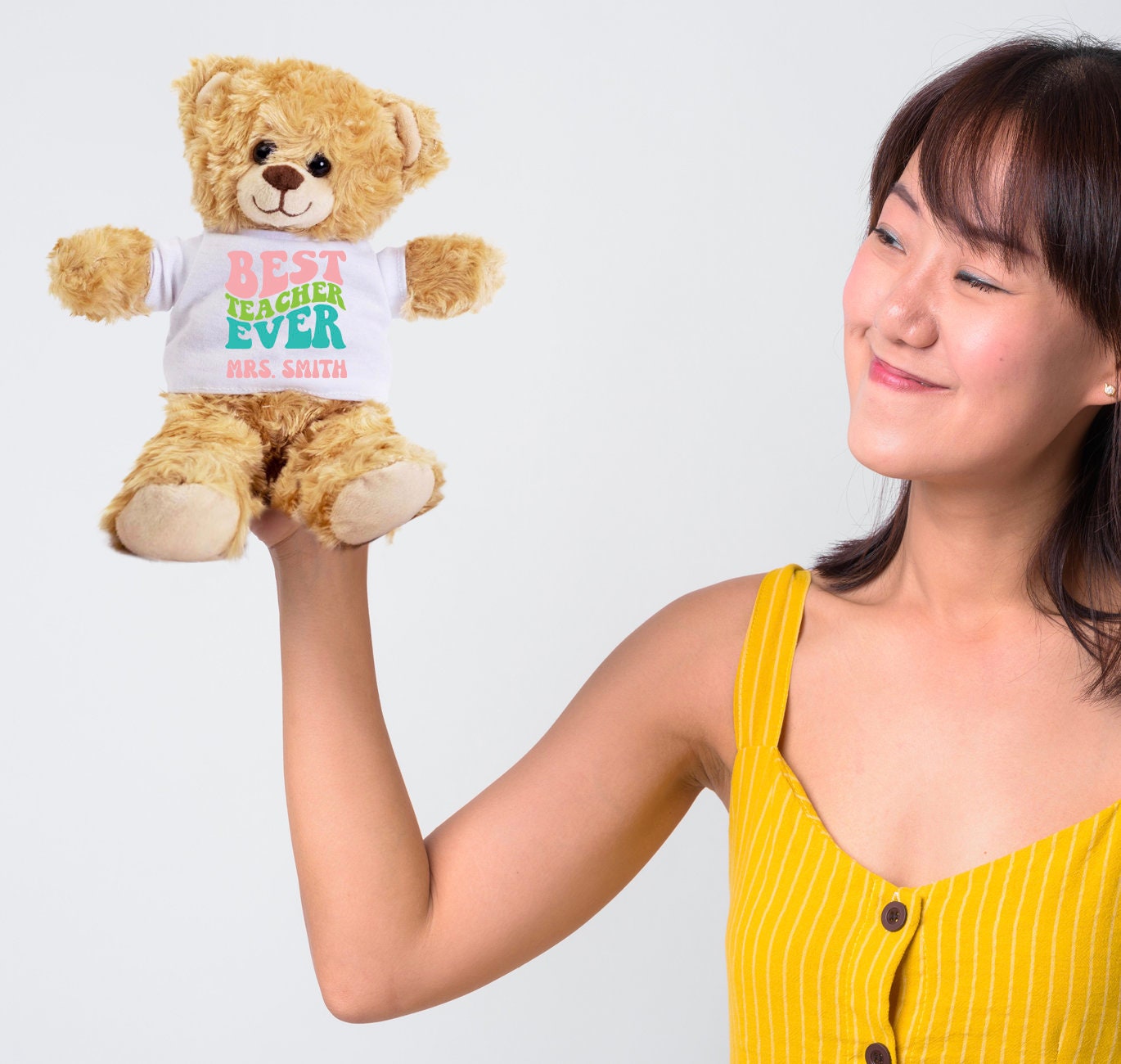 Best Teacher Ever, Personalized Teacher Teddy Bear, Teacher Graduation ...