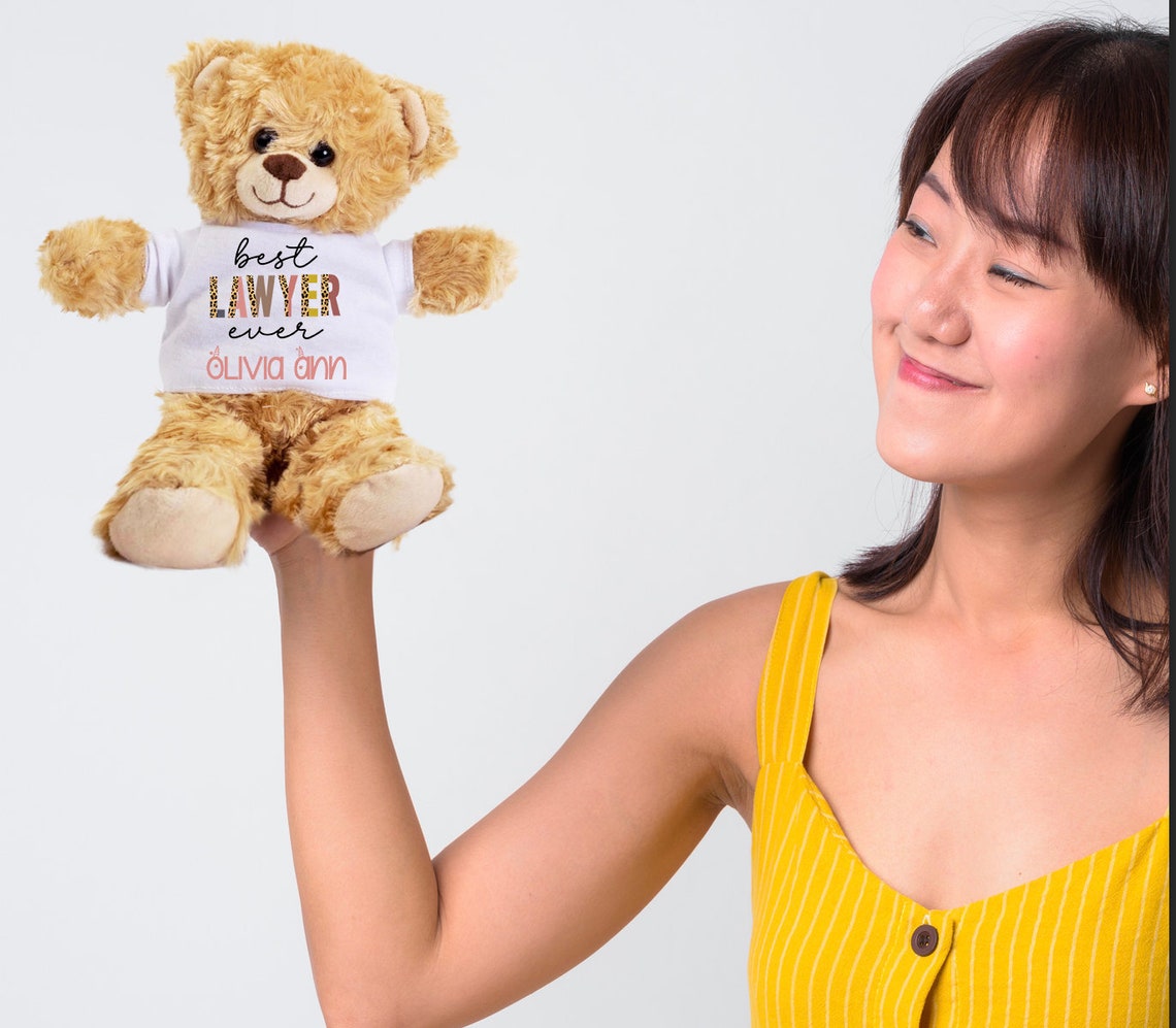Best Lawyer Ever Teddy Bear, Lawyer Teddy Bear, Customized Teddy Bear ...