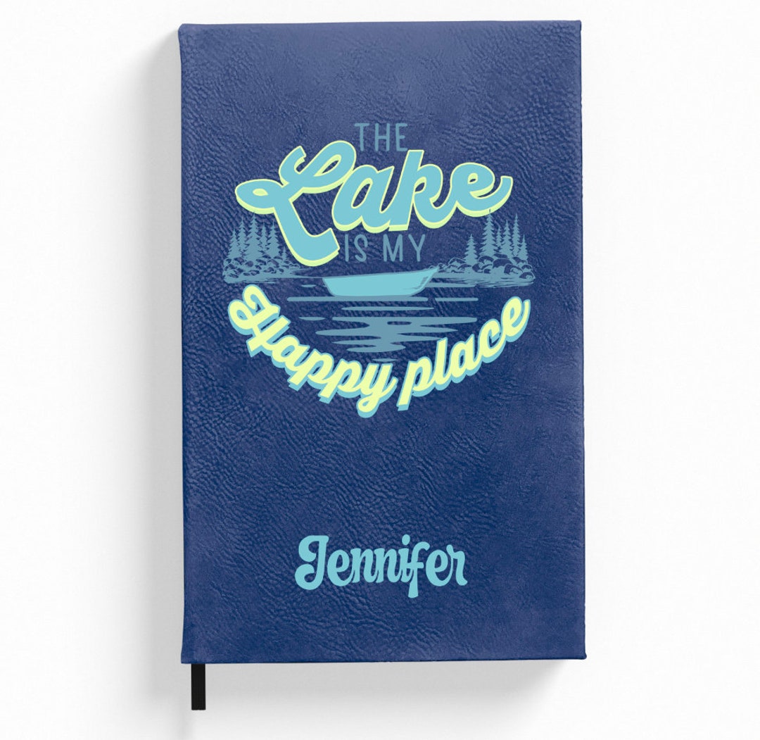 The Lake is My Happy Place Journal, This is My Happy Place, Retro ...