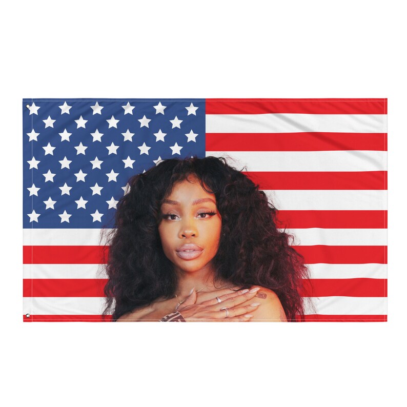 SZA American Flag Large SZA Room Flag 34.5 H X - Etsy Australia
