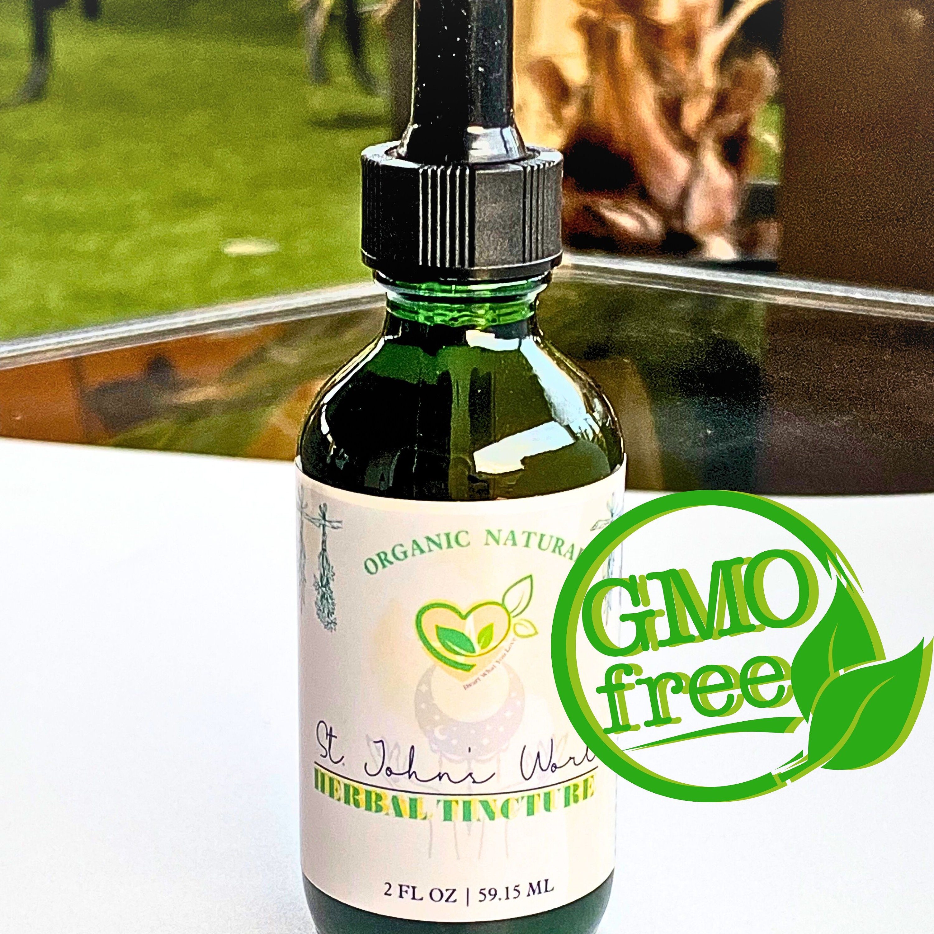 St Johns Worth Organic Tincture Natural Herbal Drops 2 OZ Liquid Herbal ...