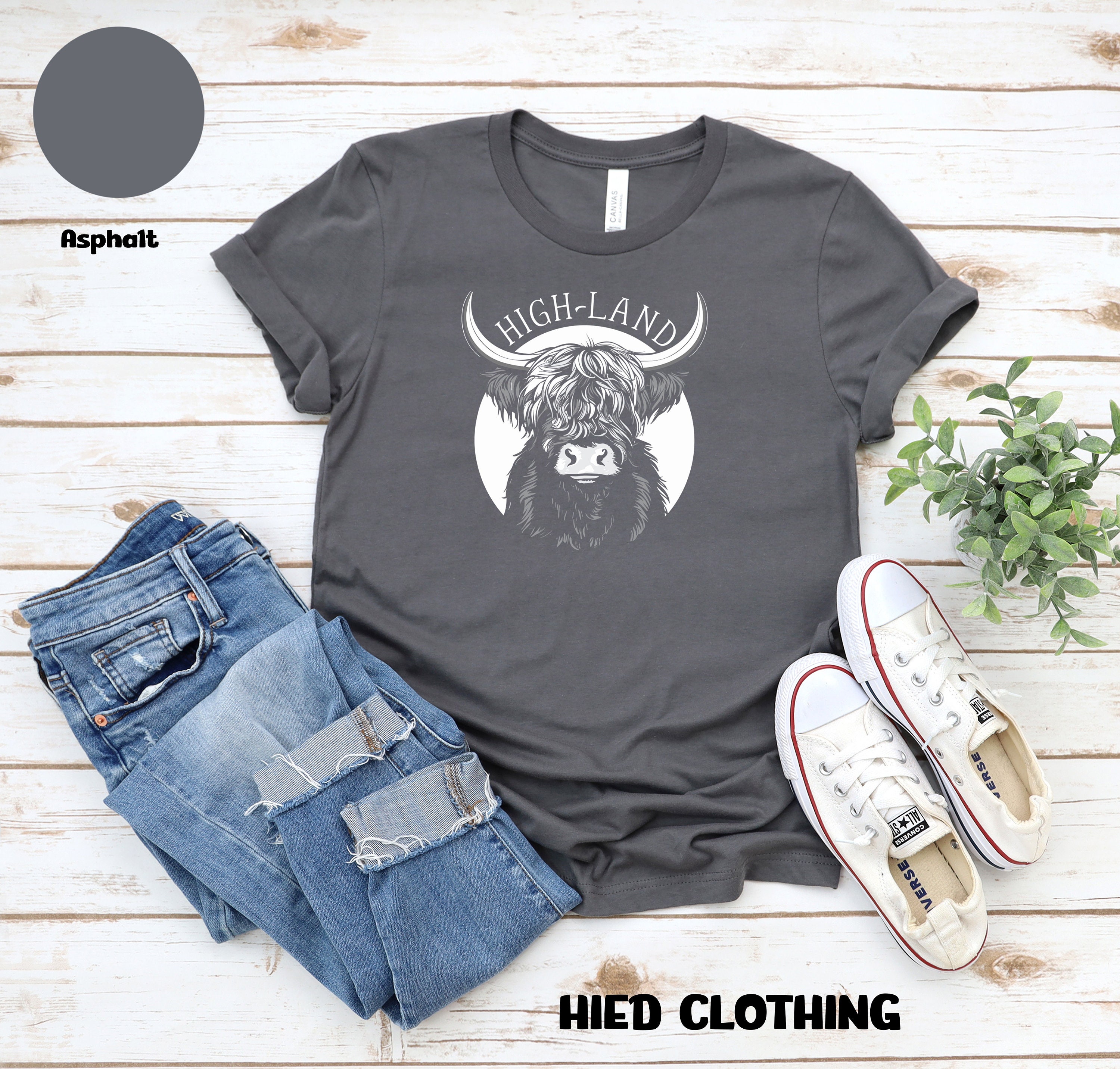 Highland Cow T Shirt Highland Cow Shirt Yee Haw Highland Cow Shirt Funny Cow Shirt Highland Cow ...