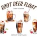 Watercolor Root Beer Float Clip Art, Root Beer Mug, Soda Ice Cream ...