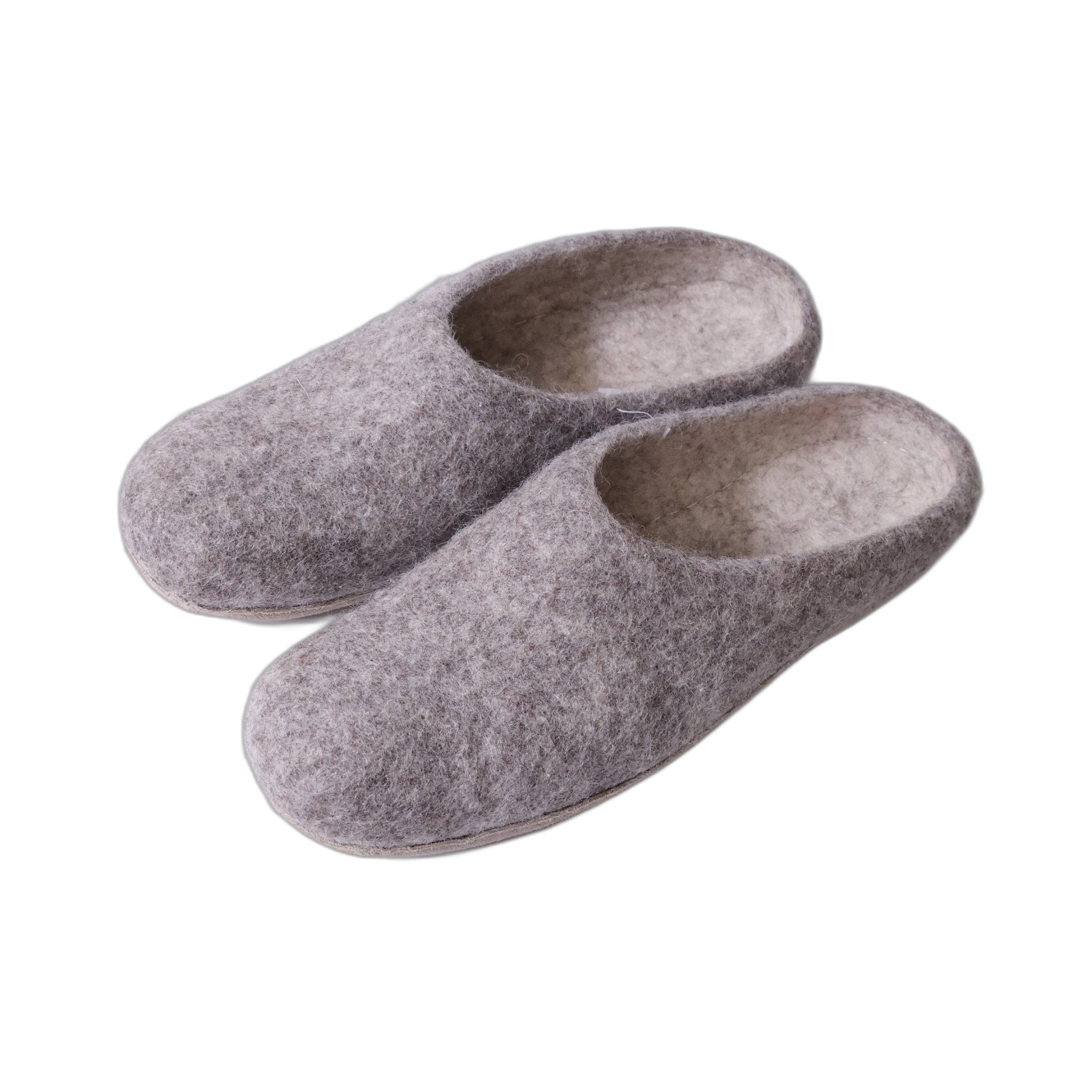 Felted 100% Natural Wool Slipper, Warm Felted Wool Unisex Slipper - Etsy