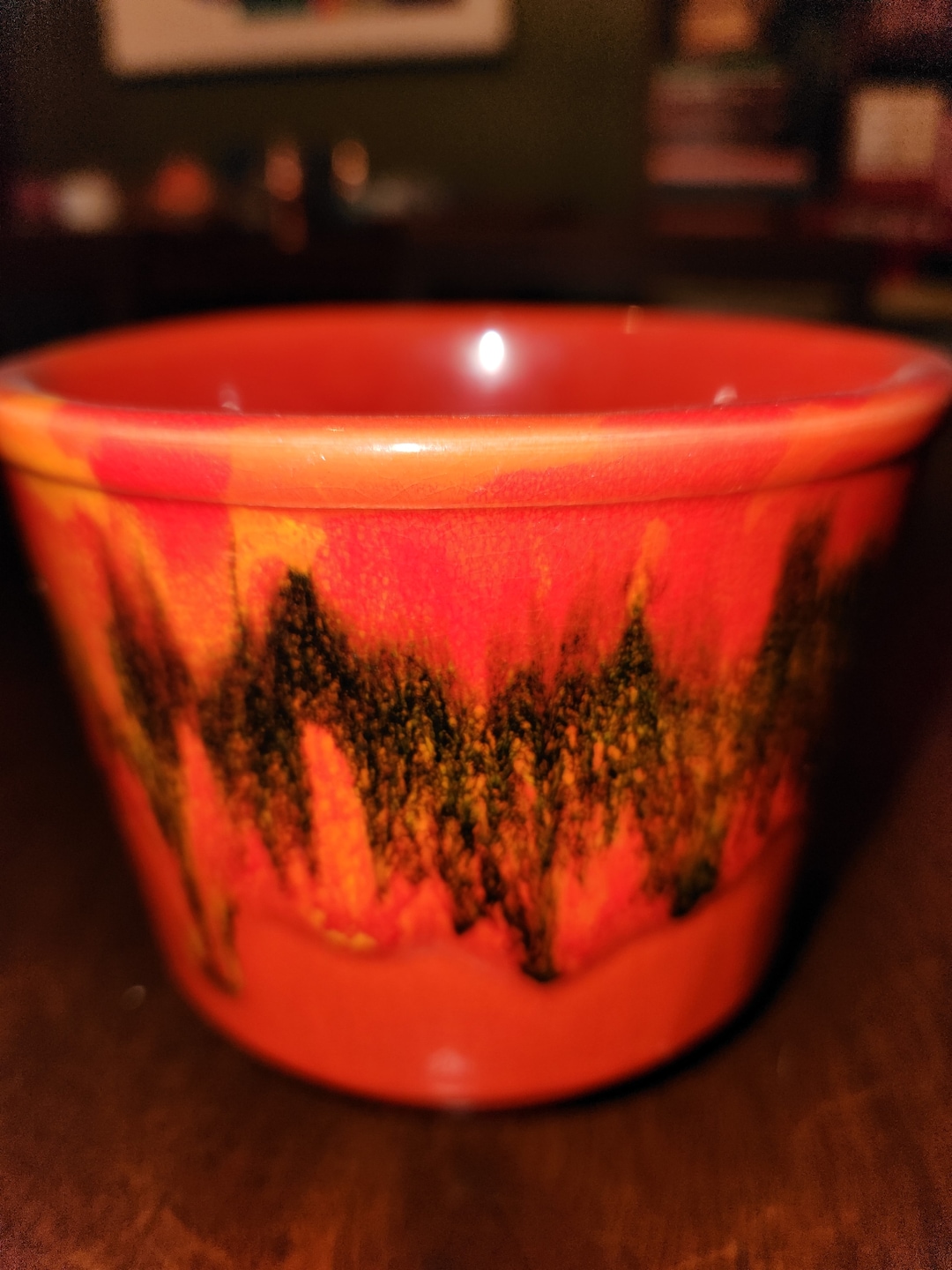 Vintage 1960's-70's California Original Pottery Drip Pot #1469 - Red ...