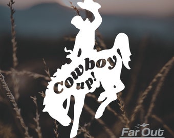 Cowboy up Design Version 6 Decal - Etsy