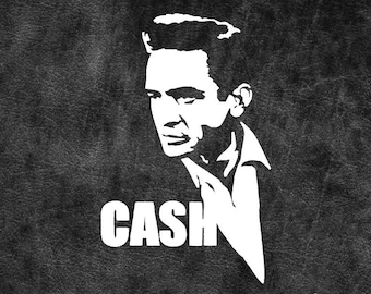 Vintage 1970's Style Johnny Cash is A Friend of Mine Retro Travel Decal ...