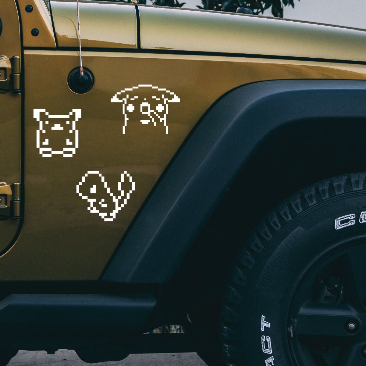 8-bit Pokemon Vintage Gameboy Color Vinyl Decal Sticker Cartoon Cute ...