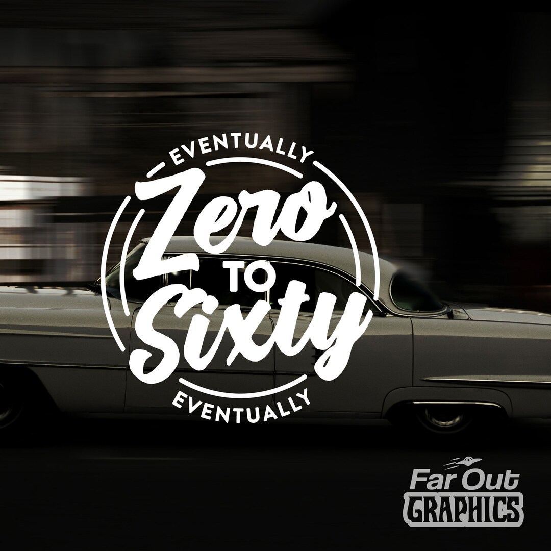 Classic Retro Vintage Car Decal Speed - Etsy