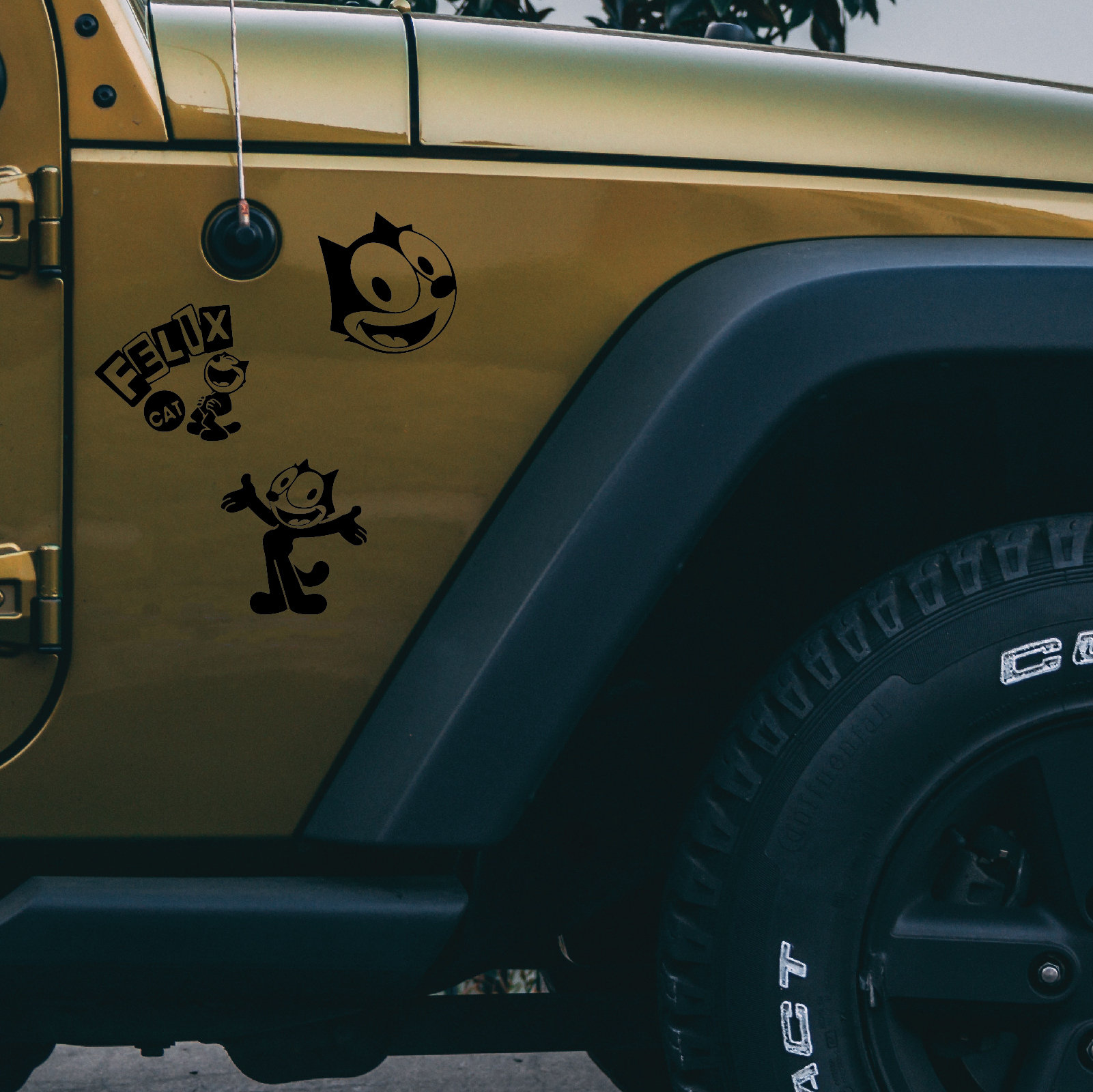 Felix the Cat Vinyl Decal Sticker Cartoon Bumper Sticker Cute - Etsy