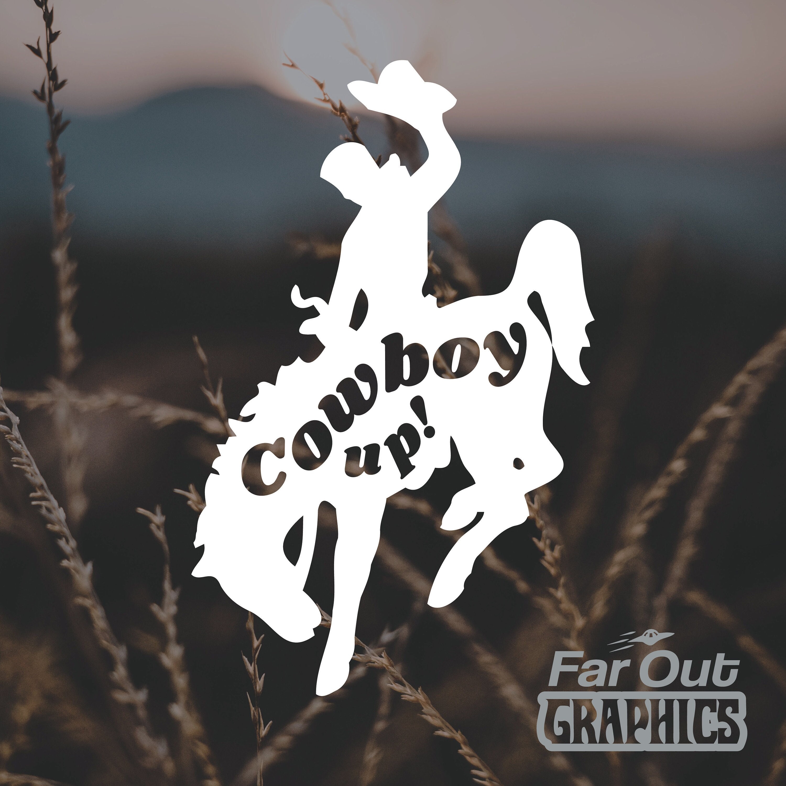Cowboy Up Decals