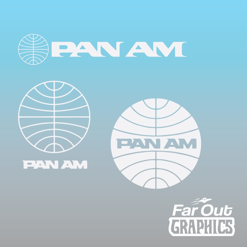 Panam Airways Vinyl Decal - Etsy