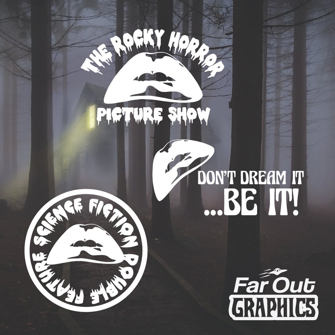 Rocky Horror Picture Show Sticker Vinyl Decals for Car Bumper, Laptop ...