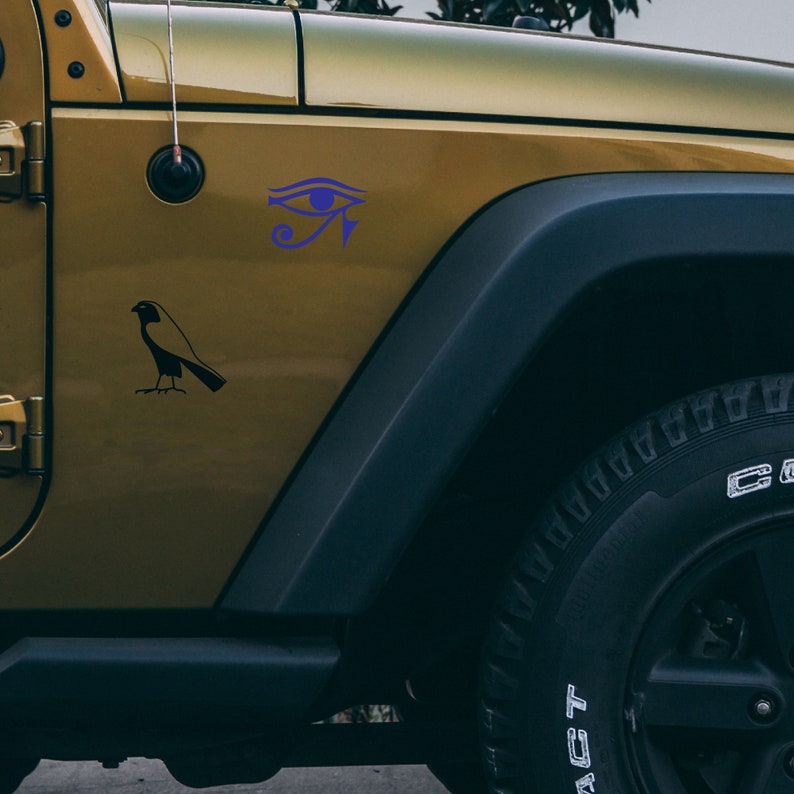 Ancient Gods Egyptian Hieroglyphic Car Decal - Etsy