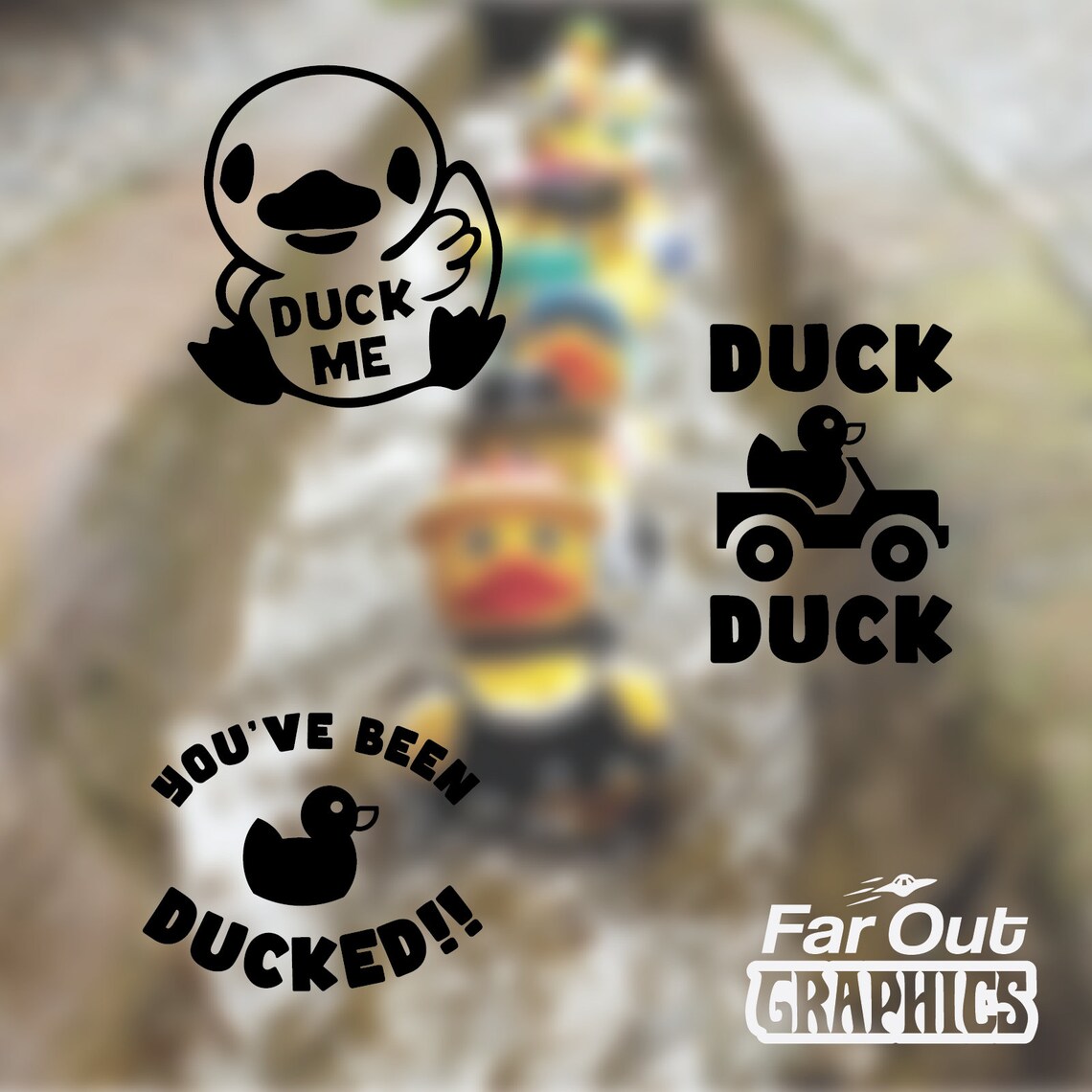Duck Jeep Vinyl Decal Sticker - Etsy