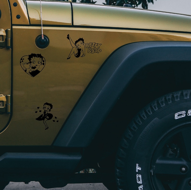 Betty Boop Vinyl Decal Sticker - Etsy