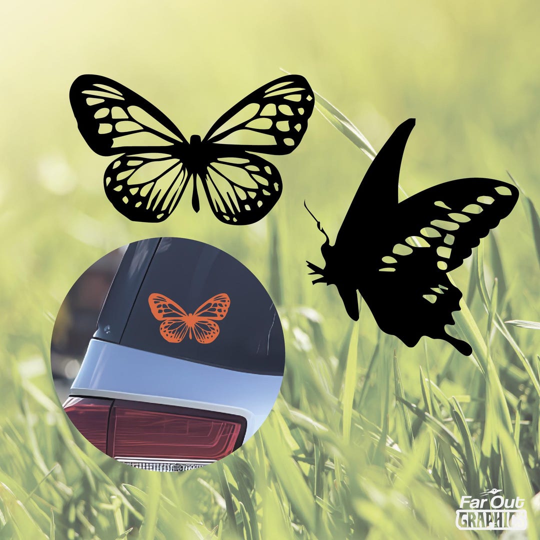 Monarch Butterfly Vinyl Decal - Etsy