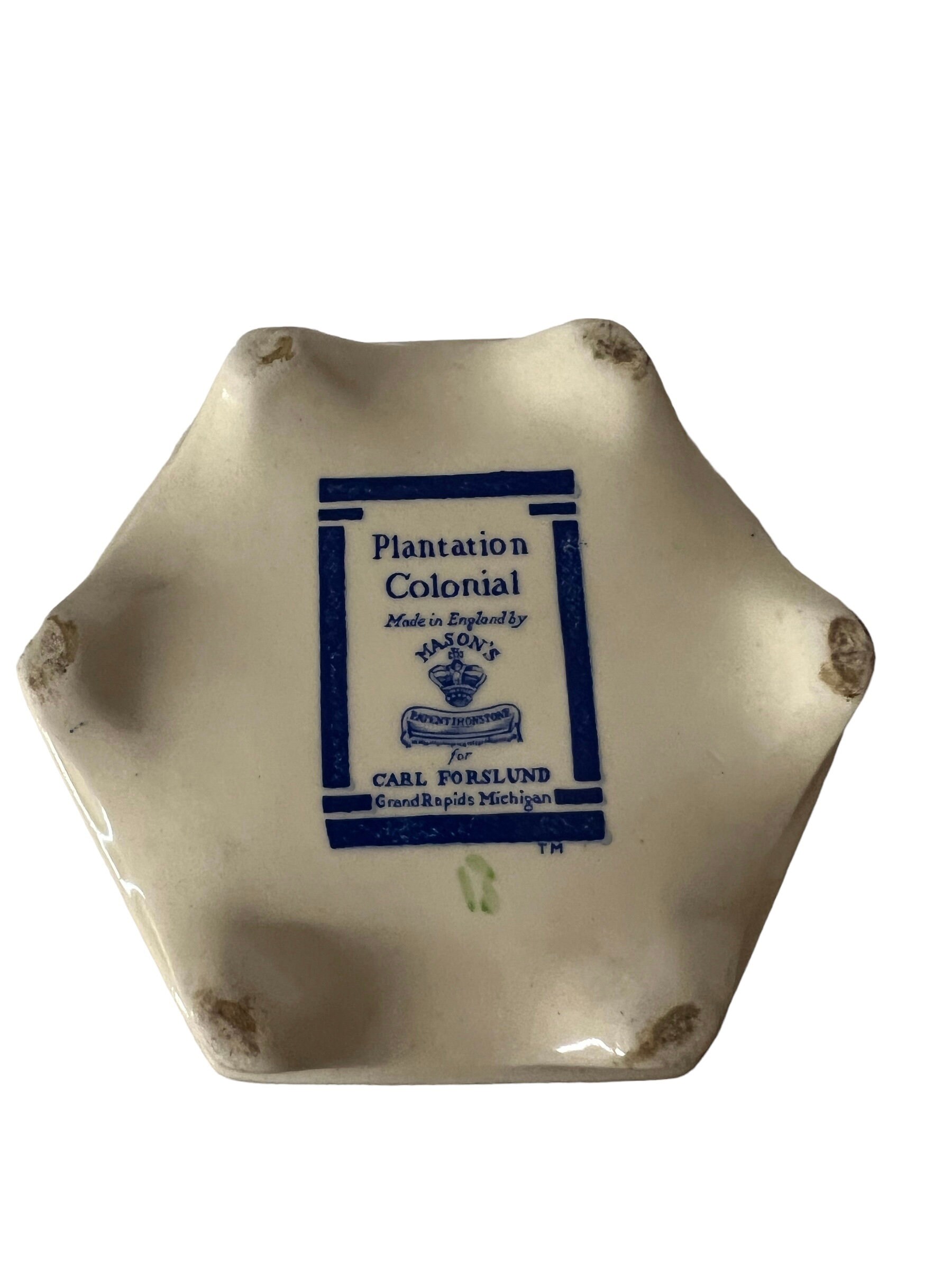 Rare Vintage Masons Regency Plantation Colonial Ming Jar , Masons Tea ...