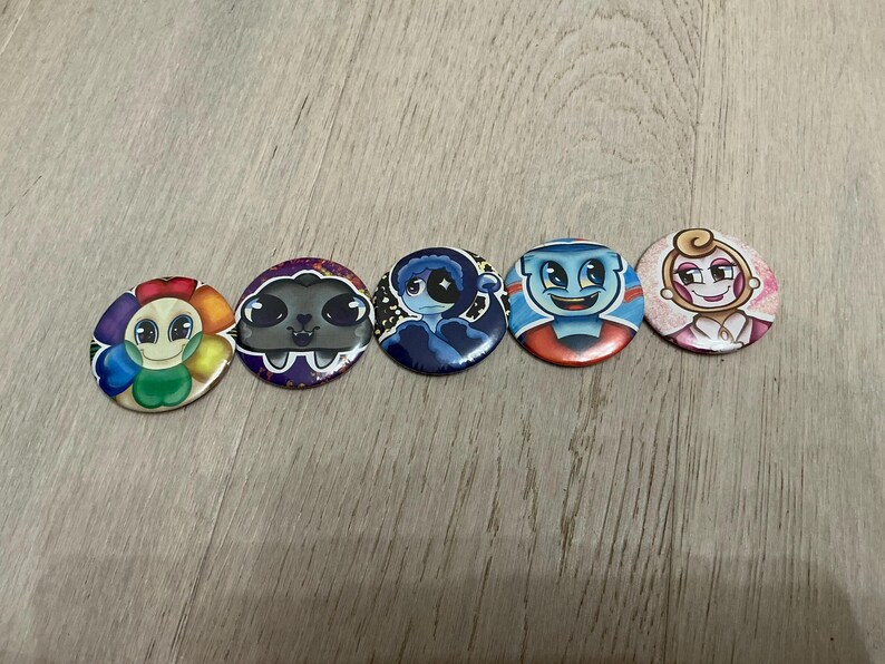 Dandy’s Wolrd Pins (new Dandy, Pebble , Glisten , Finn and Astro!) - Etsy
