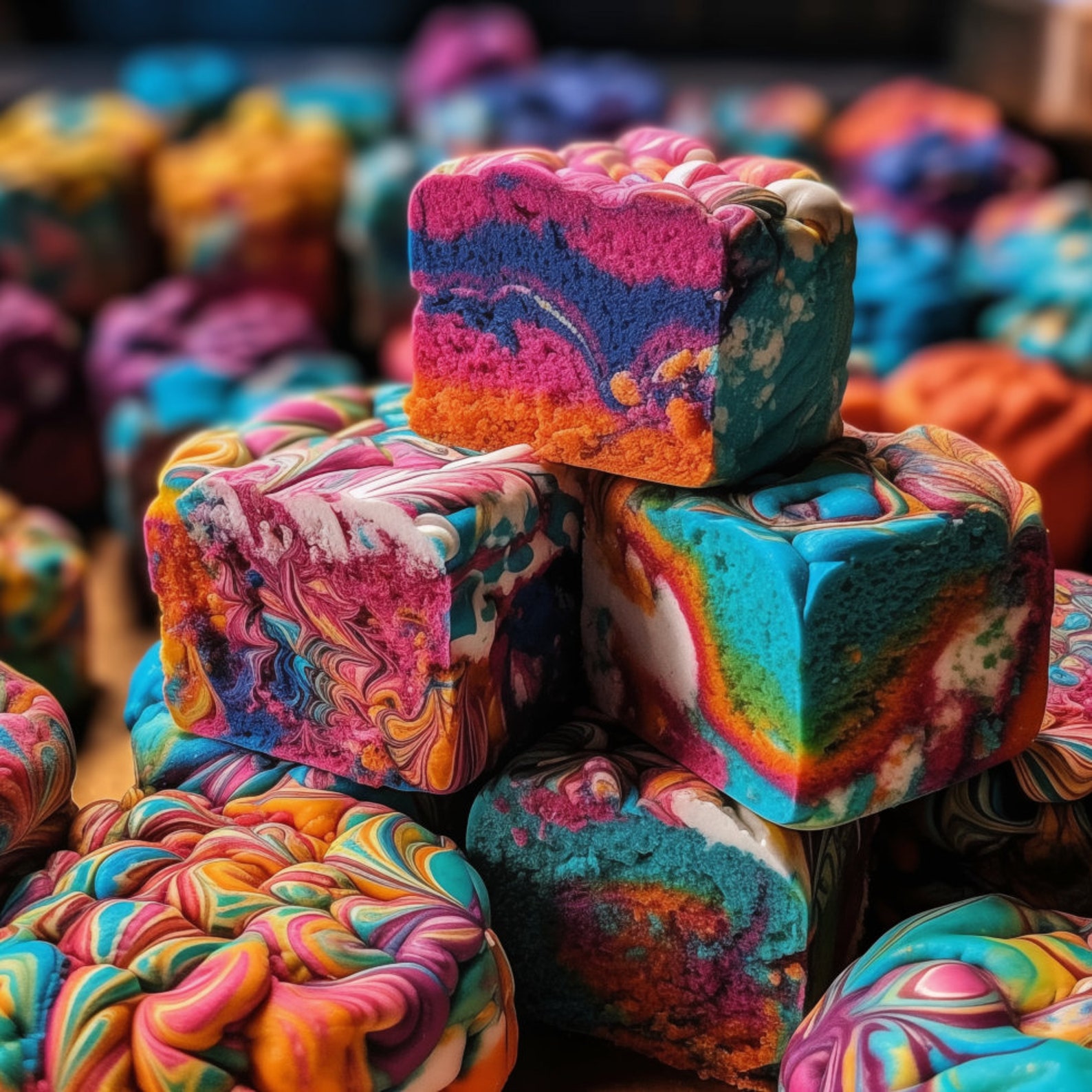 Rainbow Bliss Marshmallows - Etsy