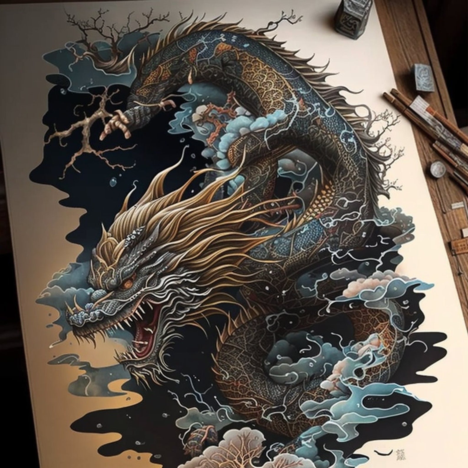 Japanese Traditional Dragon: A Powerful and Majestic Symbol of Culture ...