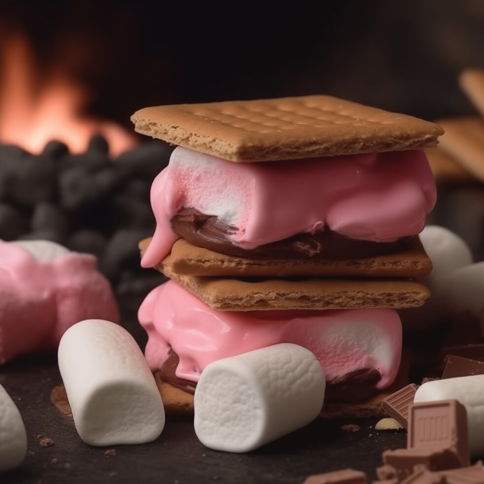 Pretty-in-pink S'mores Delight - Etsy