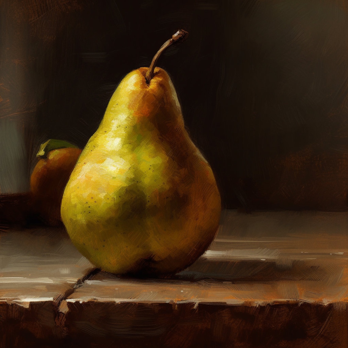 Pear Perfection: A Digital Symphony of Elegance - Etsy