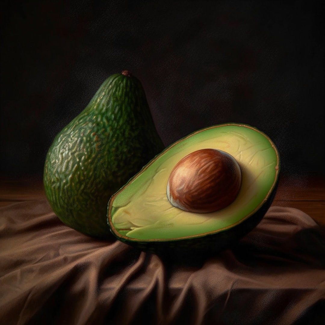 Avoart Awakened: Digital Masterpieces Celebrating Avocado Beauty - Etsy