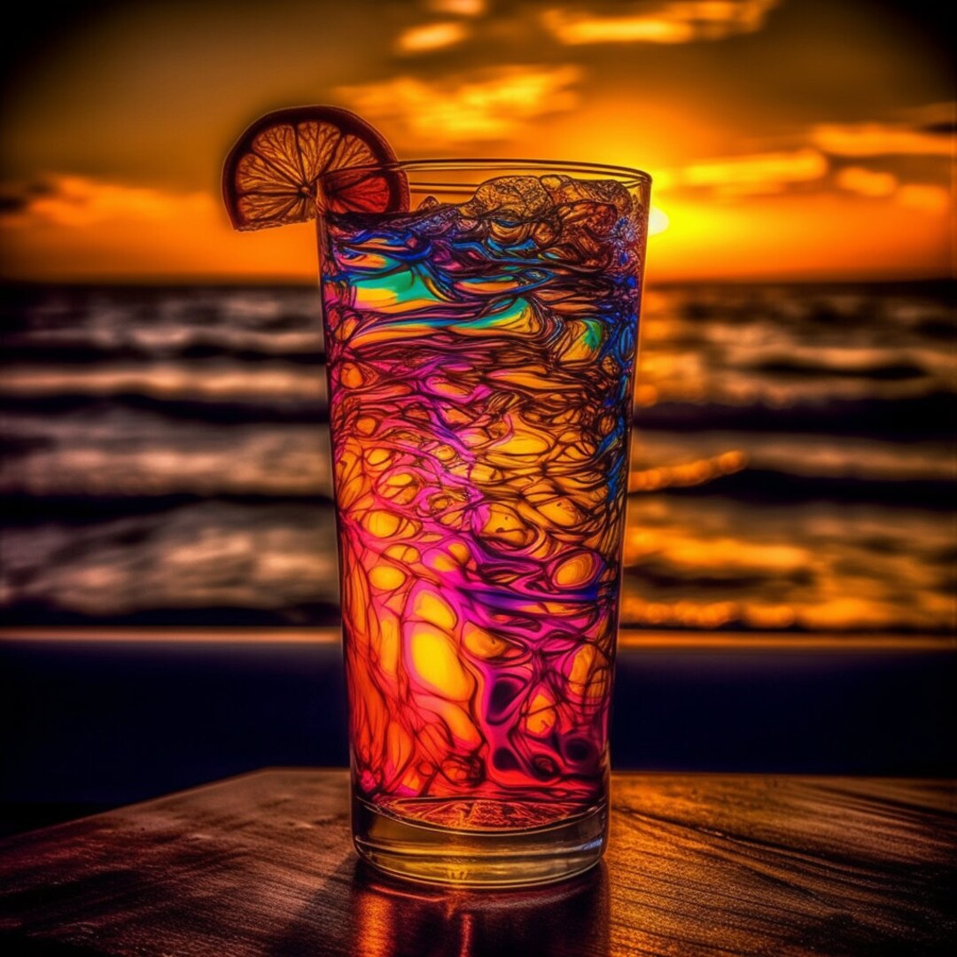 Psychedelic Drink - Etsy