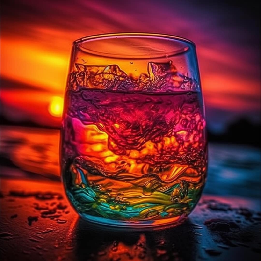 Trippy Drink - Etsy