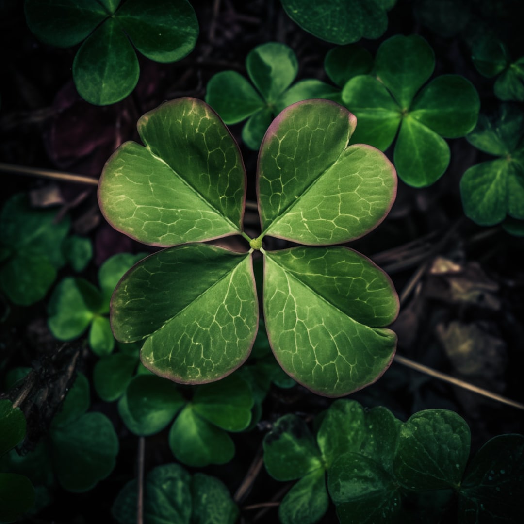 Lucky Charm Collection: Four-leaf Clover Elegance - Etsy