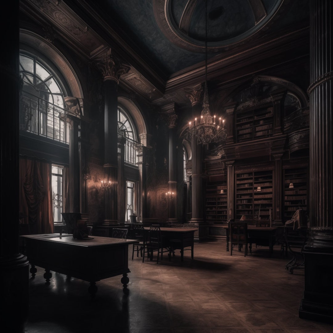 Whispers of Wisdom: Dark Academia Library Chronicles - Etsy