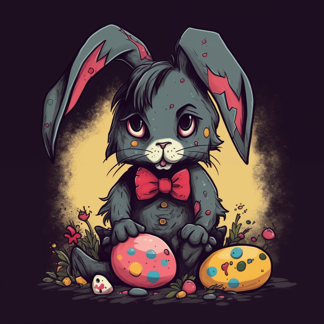 Emo Easter Bunny - Etsy