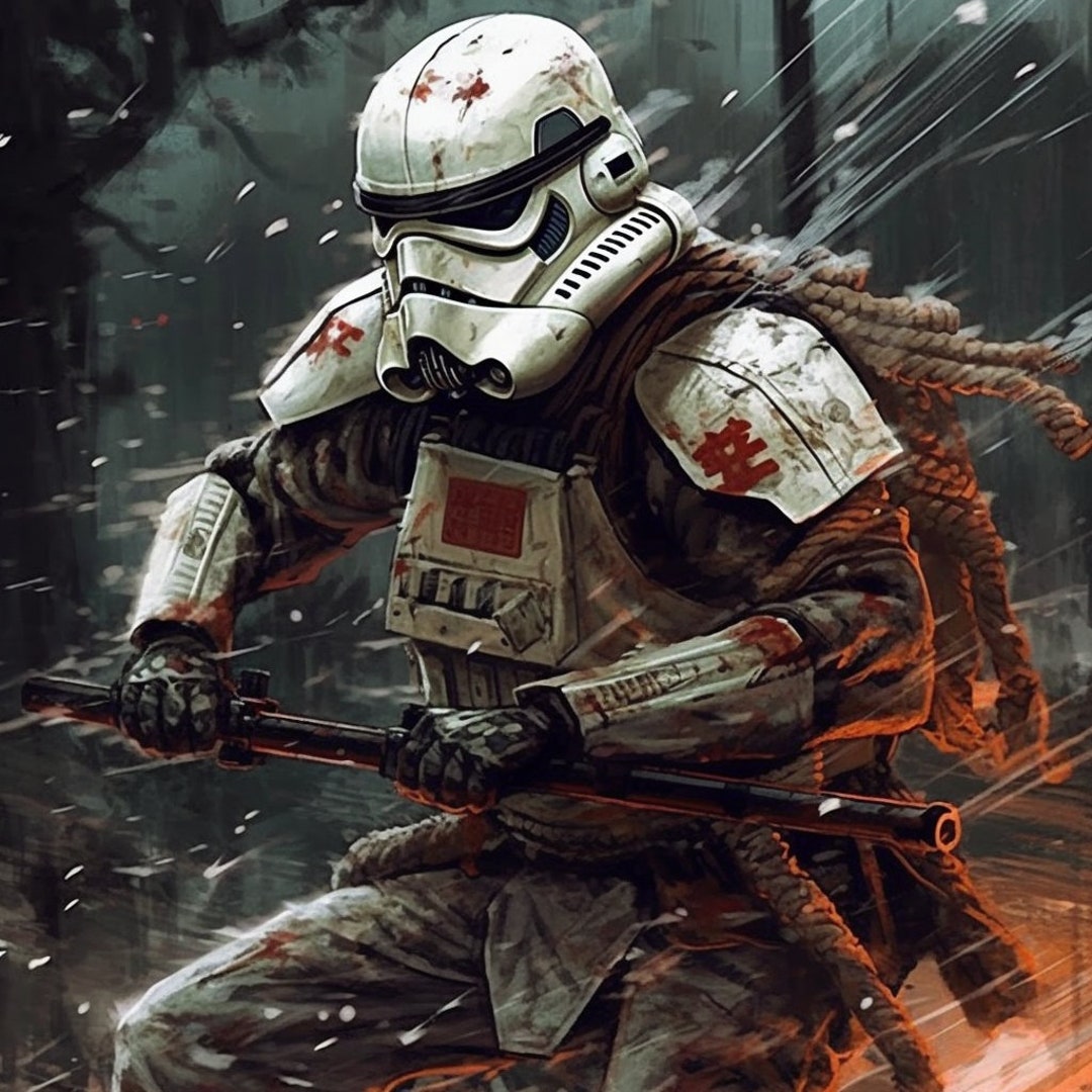 Galactic Samurai: Storm Trooper Warrior - Etsy