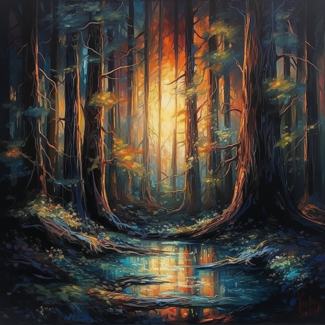 Luminous Reverie: Euphoric Forest Lights - Etsy