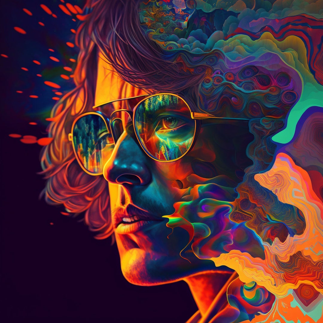 The Acid Tripper: A Surreal and Mind-bending Experience - Etsy