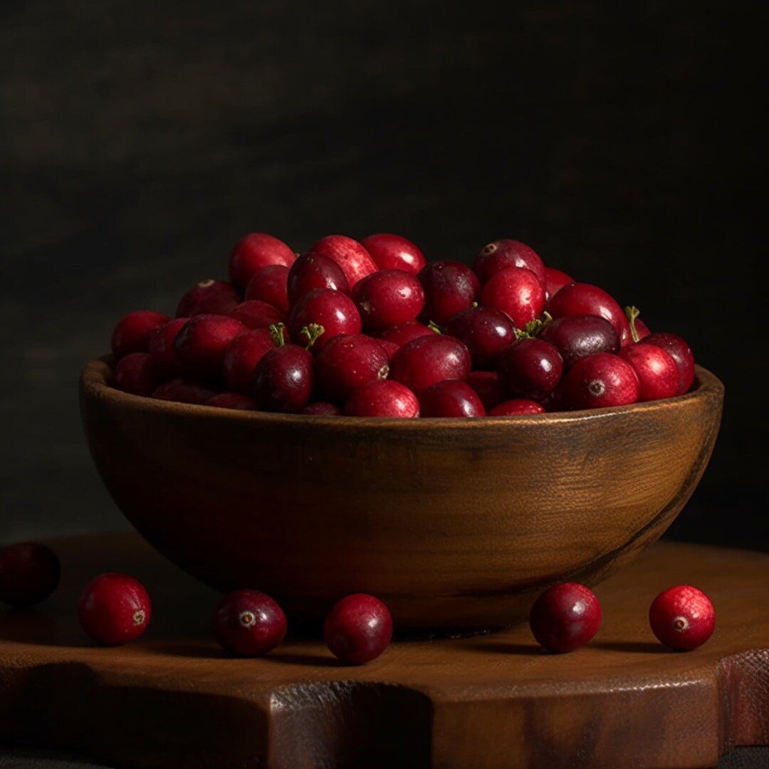 Crimson Elegance: Cranberry Digital Art Collection - Etsy