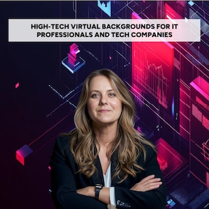 High-tech Virtual Backgrounds for IT Professionals and Tech Companies ...