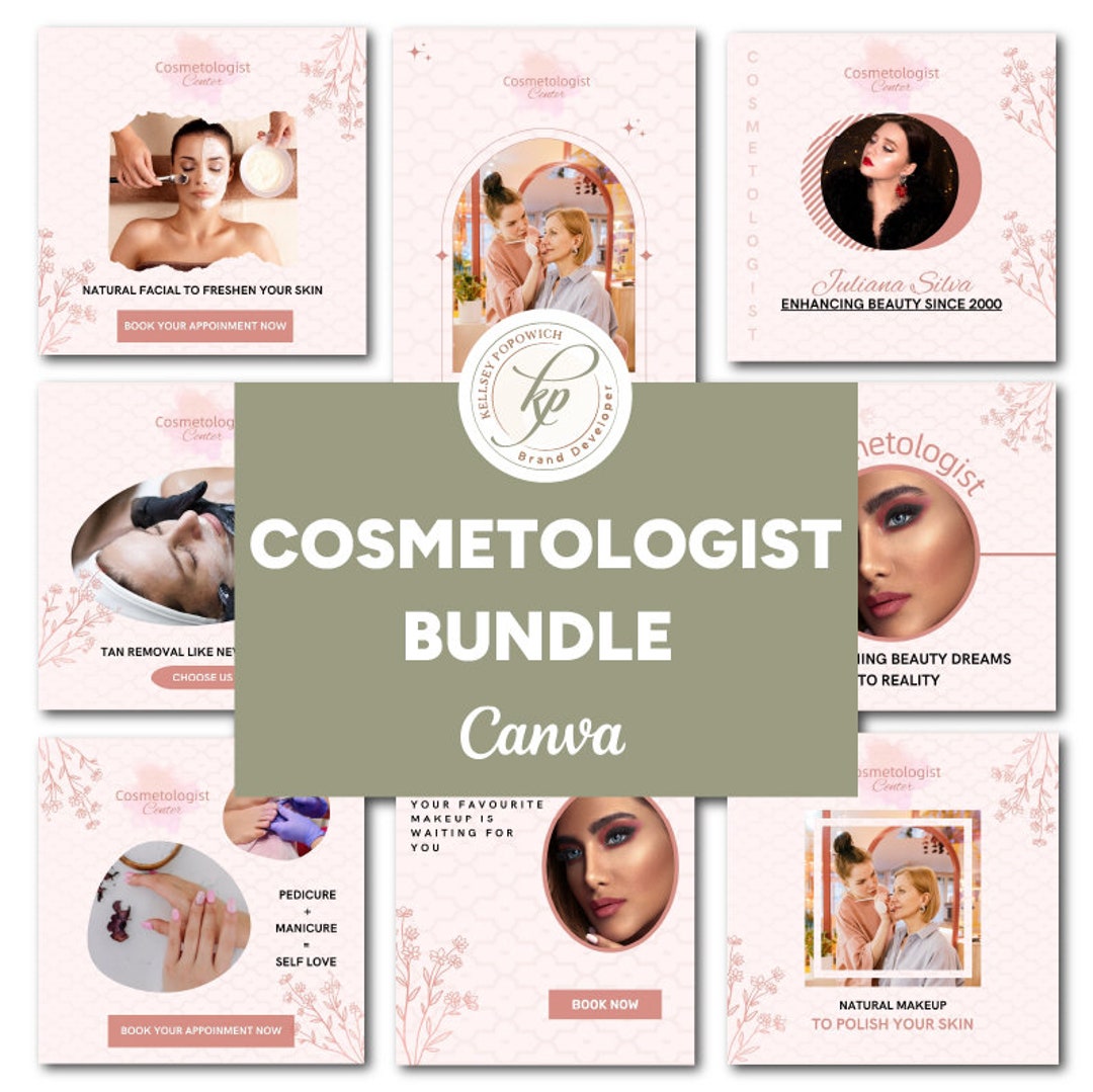 Cosmetologist Bundle: Elevate Your Beauty Business With Professional ...
