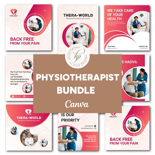 Physiotherapy Business Template - Etsy