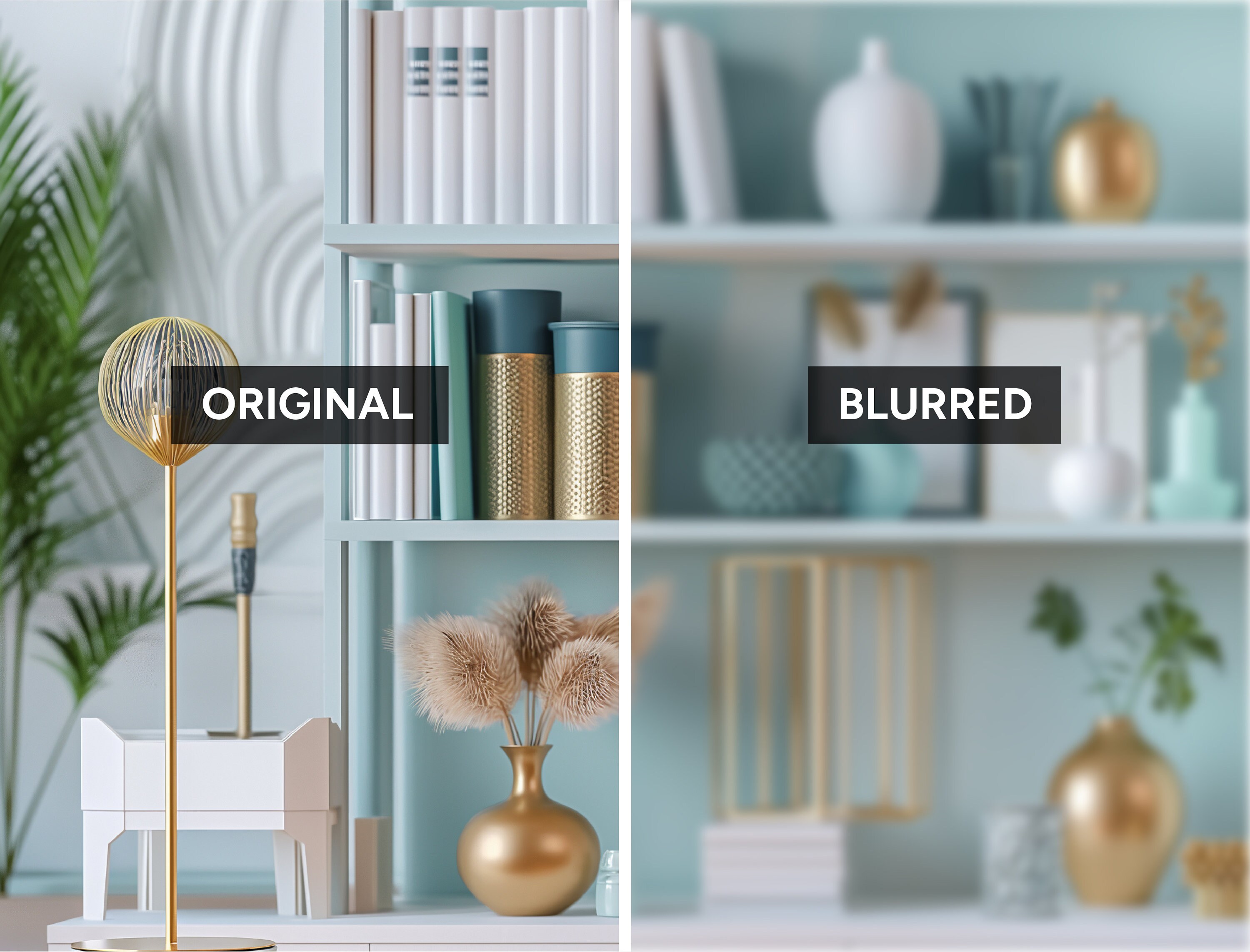 Light Teal Bookshelf Virtual Background for Home Office | Online ...