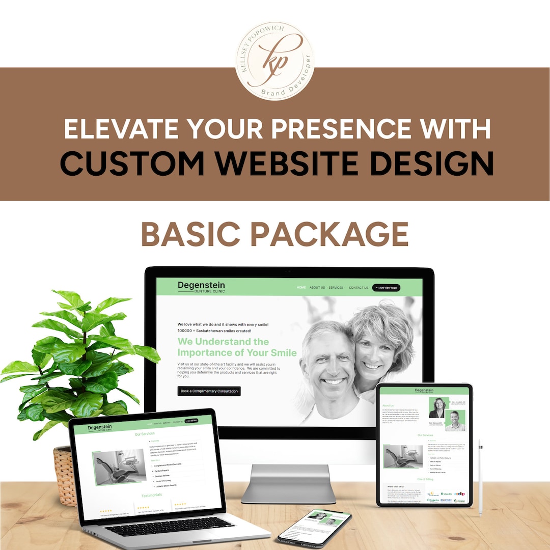 Custom Website Design - Basic Package | Wordpress Website Design Services - Etsy