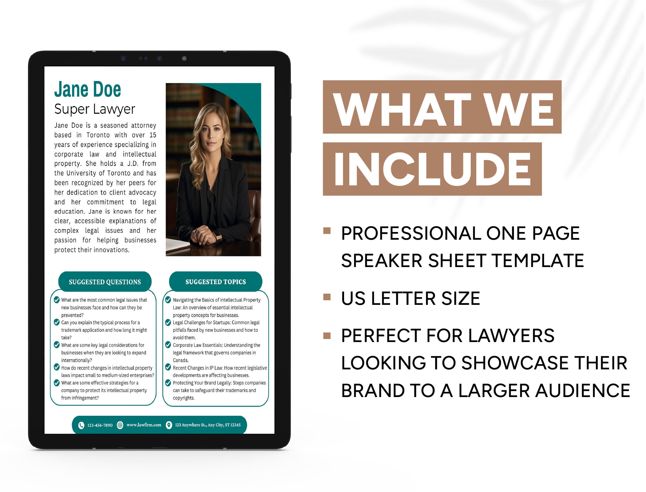 Podcast Interview One Sheet Template: Your Branding Powerhouse for ...