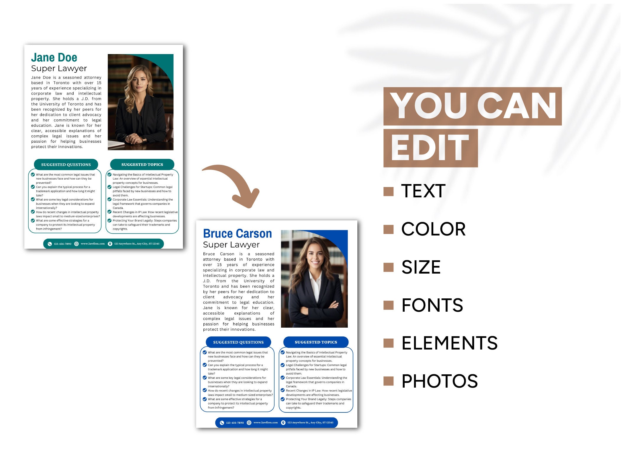 Podcast Interview One Sheet Template: Your Branding Powerhouse for ...
