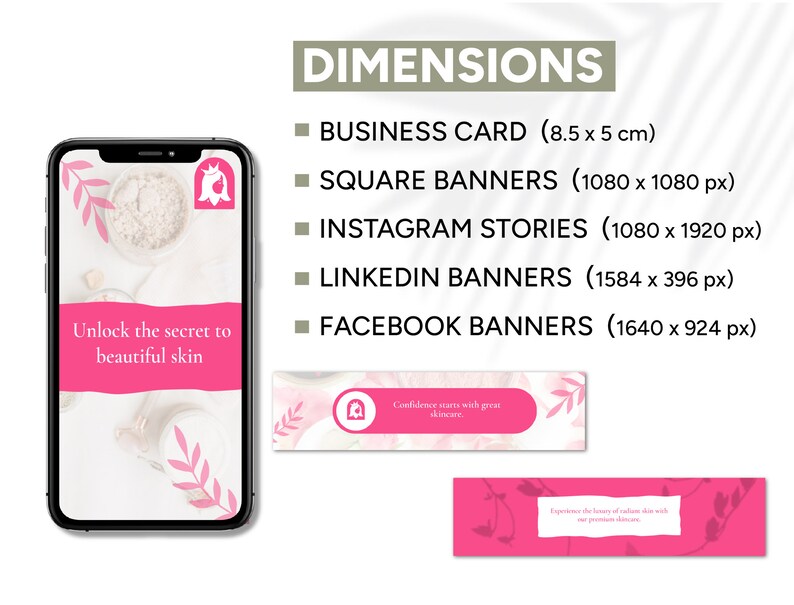 Esthetician Template Mini Bundle: Your Path to Stunning Online ...