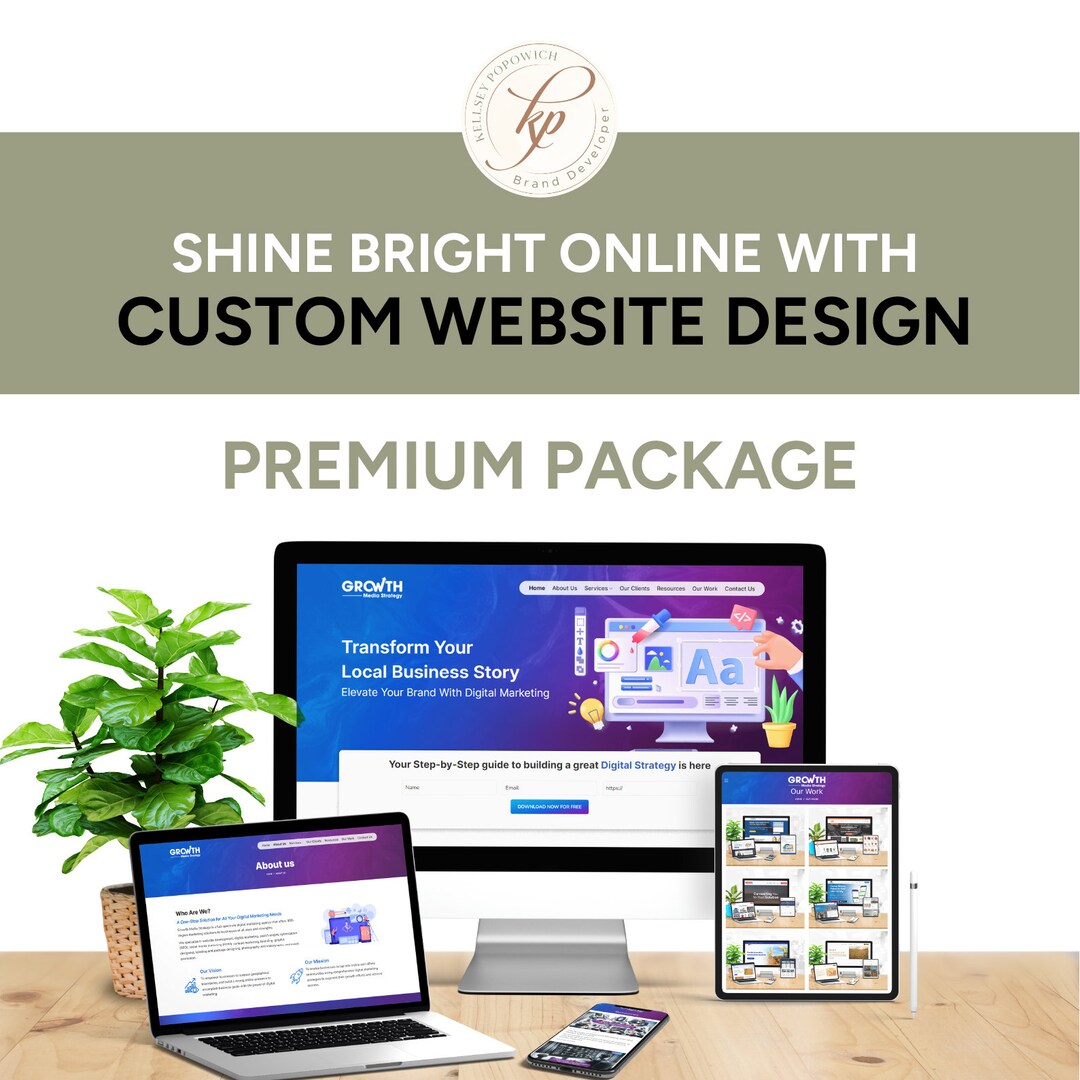 Custom Website Design - Custom Wordpress Website With & Advanced SEO ...